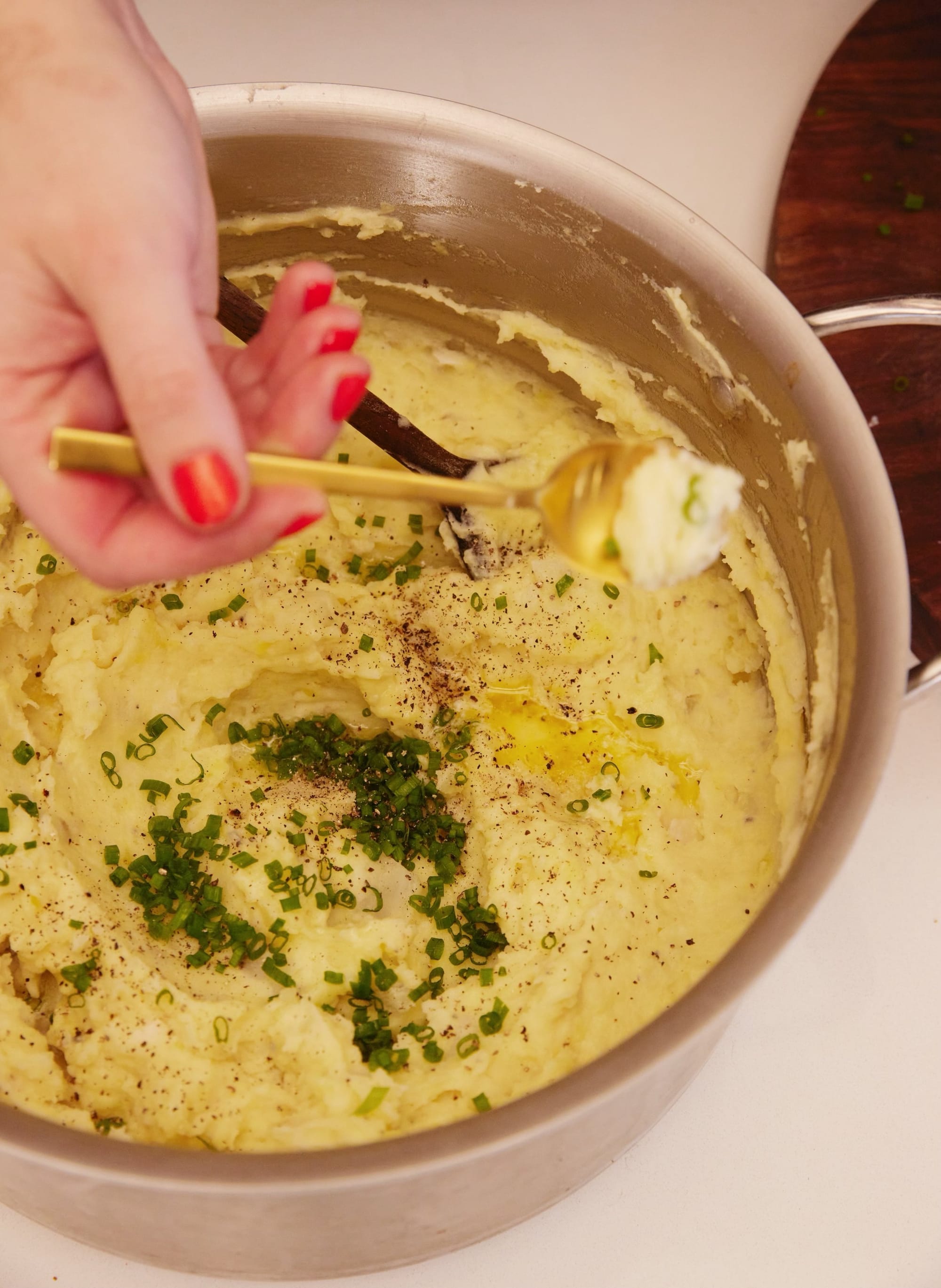 mashed potatoes and buttermilk