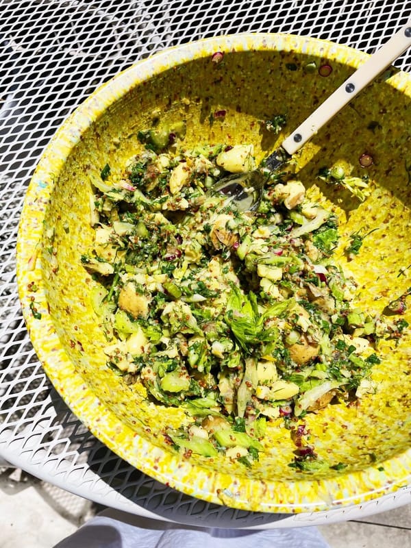 Potato Salad with Celery and Mustard - Alison Roman